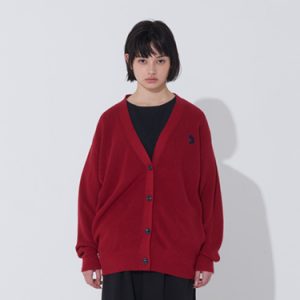 SLUMBER WOLF CARDIGAN (オオカミ刺繍カーディガン) | harapeco